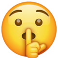 🤫 Shushing Face Emoji