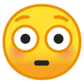 😳 Flushed Face Emoji
